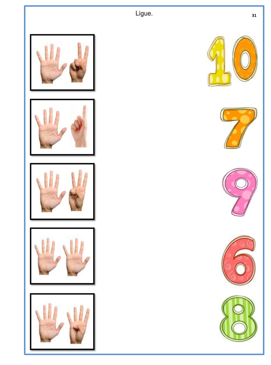 Numeros De 0 A10 Para Imprimir - BRAINCP