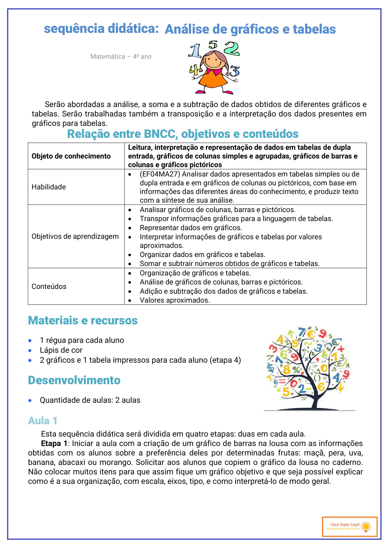 Sequencia Didatica 4 Ano - RETOEDU