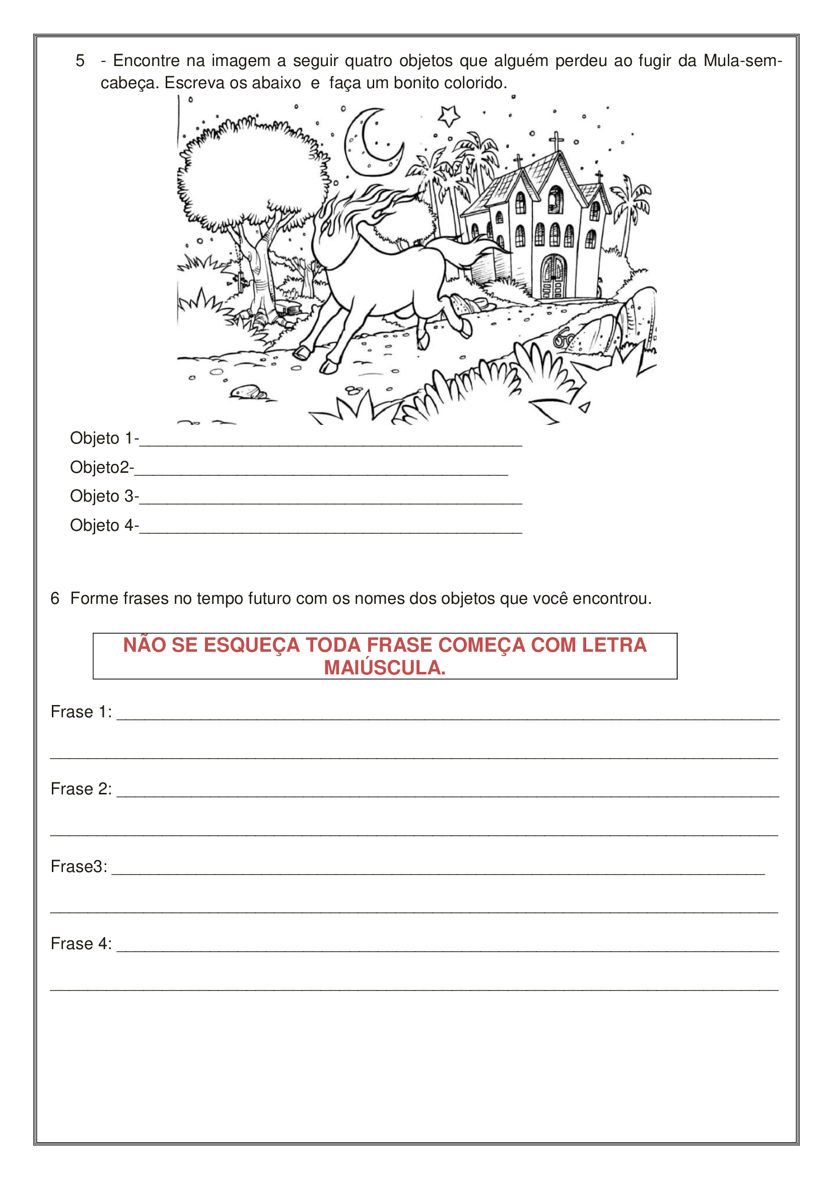 Atividade Texto Dramatico 4 Ano - EDUCA