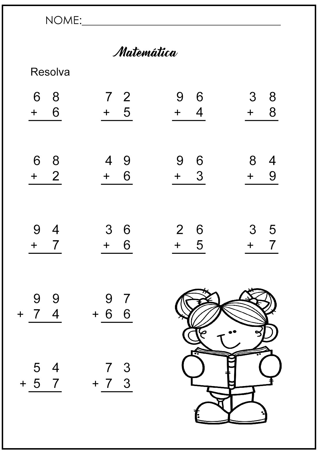 2º ANO - OPERAÇÕES MATEMÁTICAS COM REAGRUPAMENTO - Cuca Super legal ...