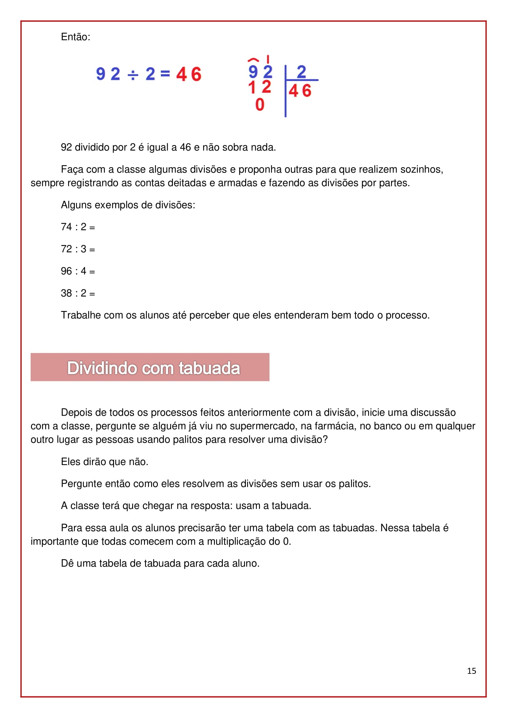 2º, 3º, 4º E 5ºs anos - ATIVIDADES ENVOLVENDO O PASSO A PASSO DA ...