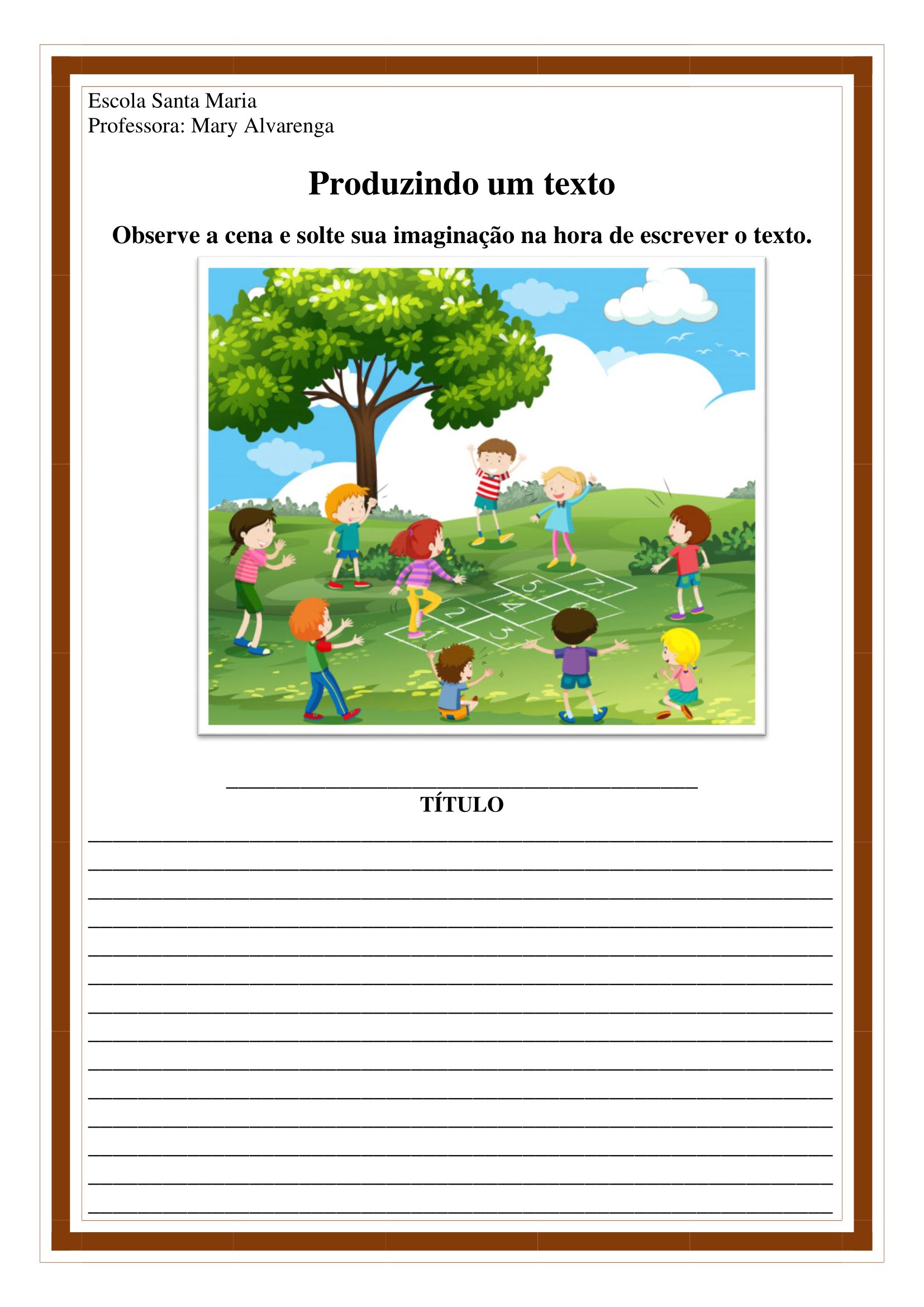 2º, 3º e 4º anos - ATIVIDADES DE PRODUÇÃO DE TEXTO COM IMAGENS - Cuca ...