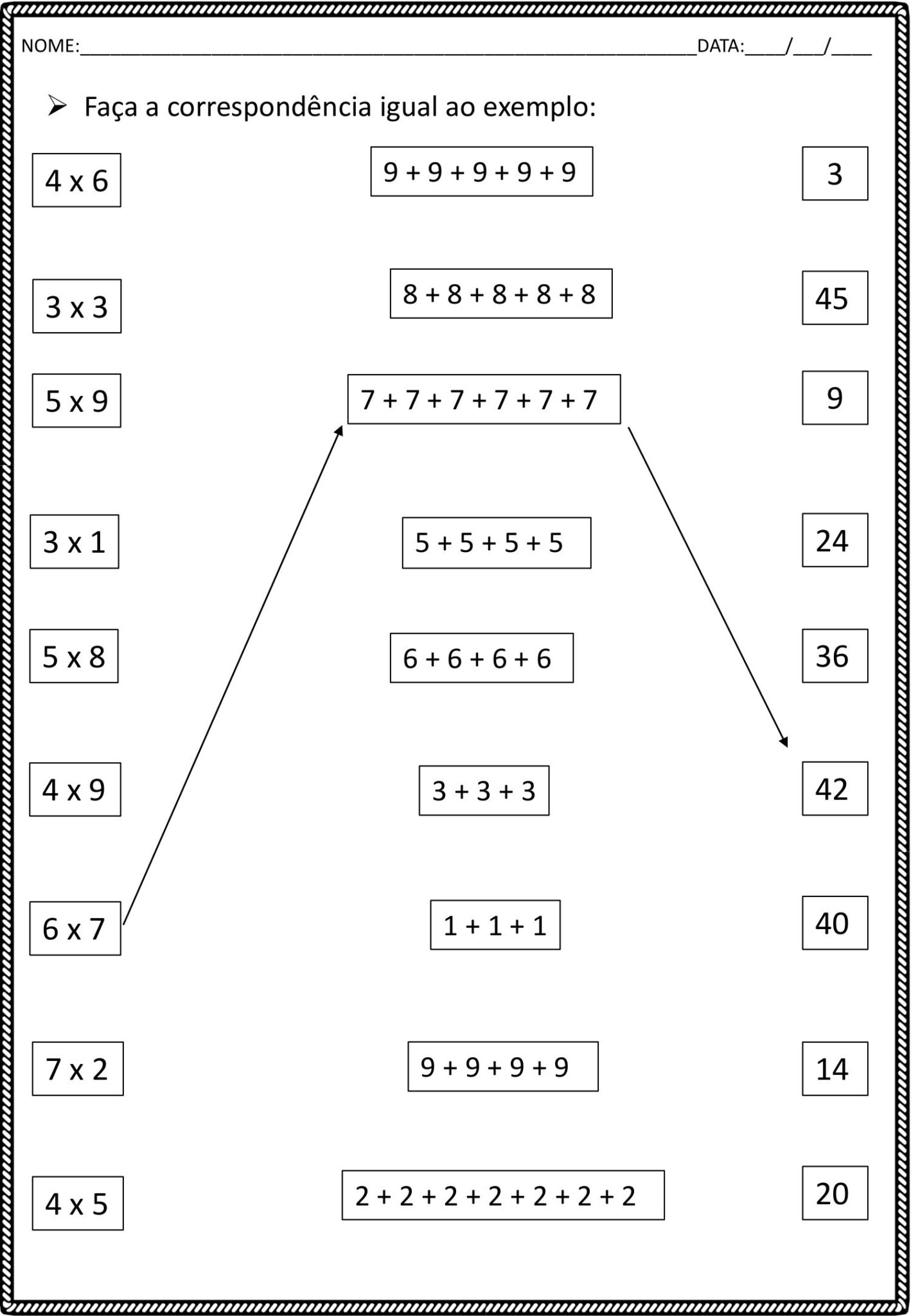 3º ano - multiplicação - Atividades de matemática envolvendo exercícios ...