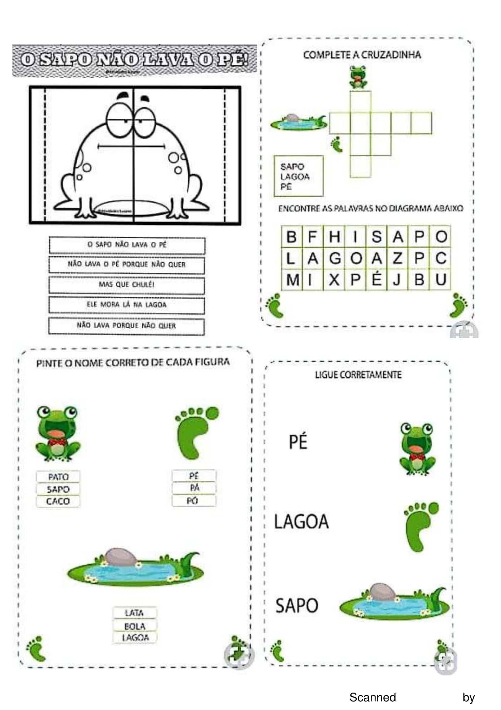 1º ANO - FOLCLORE: O SAPO NÃO LAVA O PÉ - Cuca Super legal - Educação ...