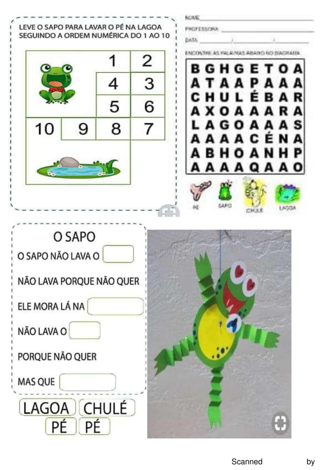 1º ANO - FOLCLORE: O SAPO NÃO LAVA O PÉ - Cuca Super legal - Educação ...
