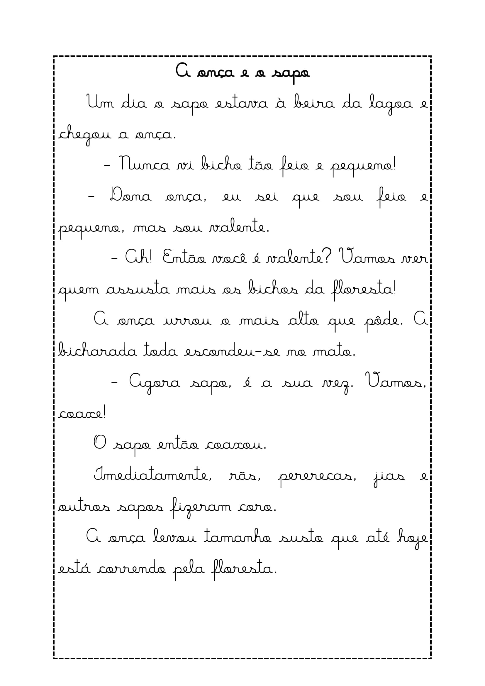 2° ano - leitura e interpretação de textos variados ( letra bastão e ...
