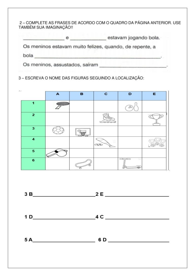 3° ANO - ATIVIDADES INICIAIS INTERDISCIPLINARES - SEMANA 1 - Cuca Super ...