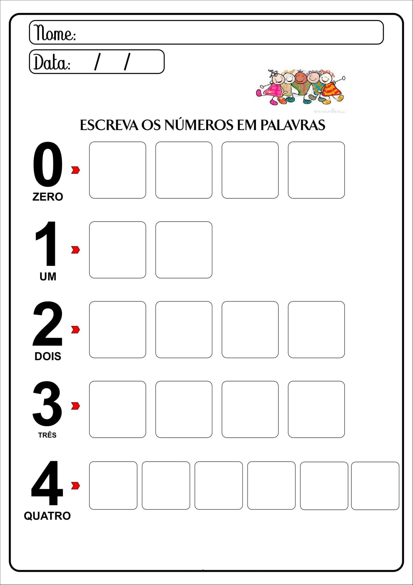 Ed. infantil Atividades para imprimir - Números e quantidades até 10 ...