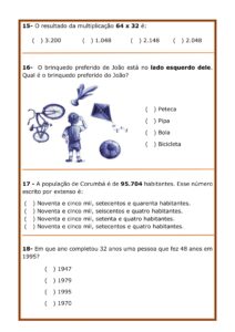 5º ano - Atividades de matemática para imprimir - Cuca Super legal ...