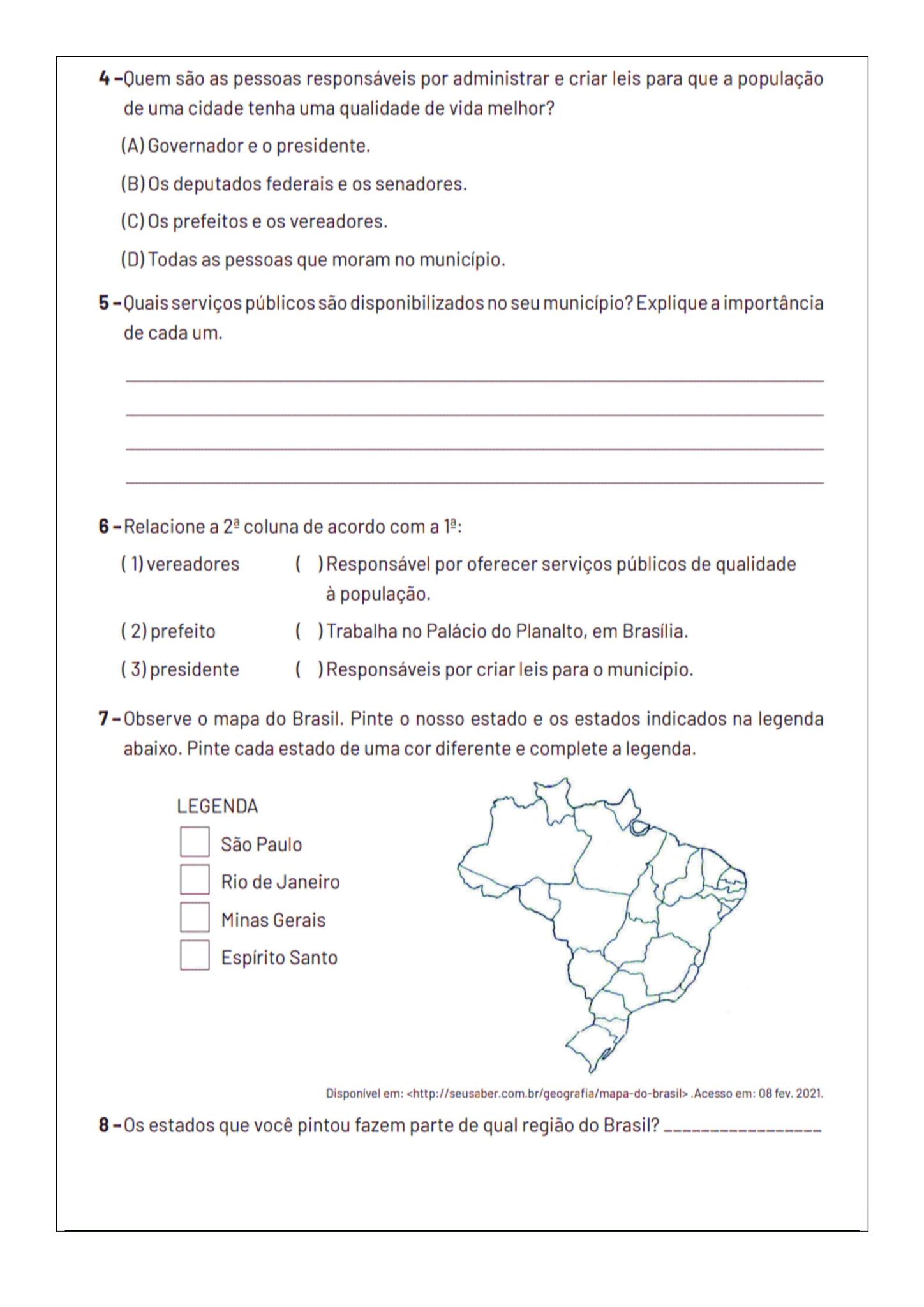2º e 3º ano - Atividades interdisciplinares de língua portuguesa e ...