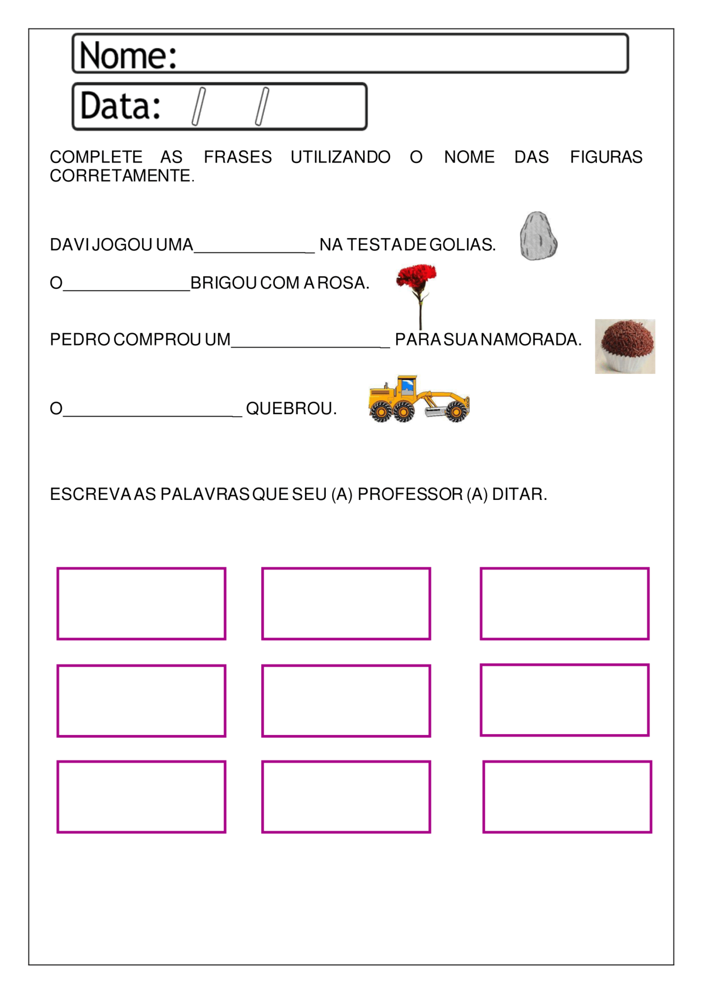 Atividade Com Vra Vre Vri Vro Vru - RETOEDU