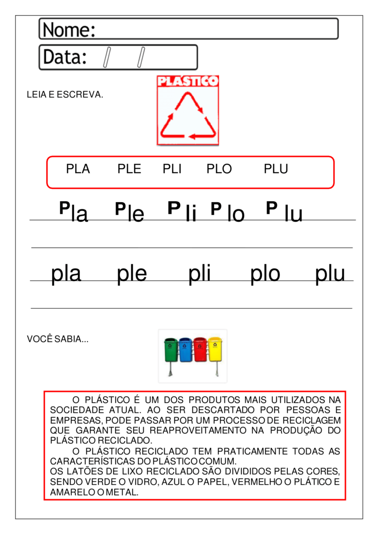 1º e 2º ano - ATIVIDADES DE MATEMÁTICA E ORTOGRAFIA PLA - PLE - PLI ...