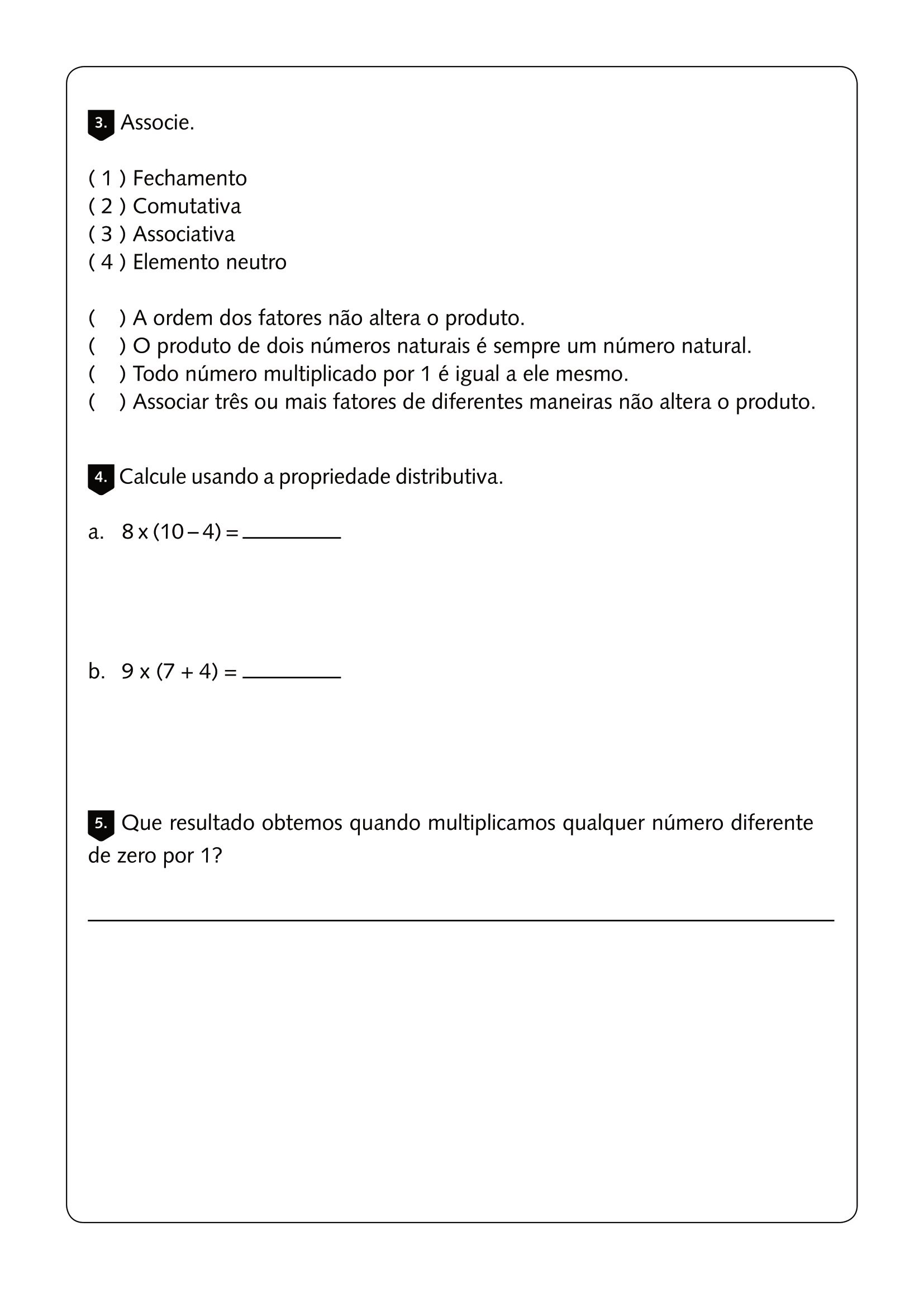 5º ANO - Atividades de matemática - Multiplicação - Cuca Super legal ...