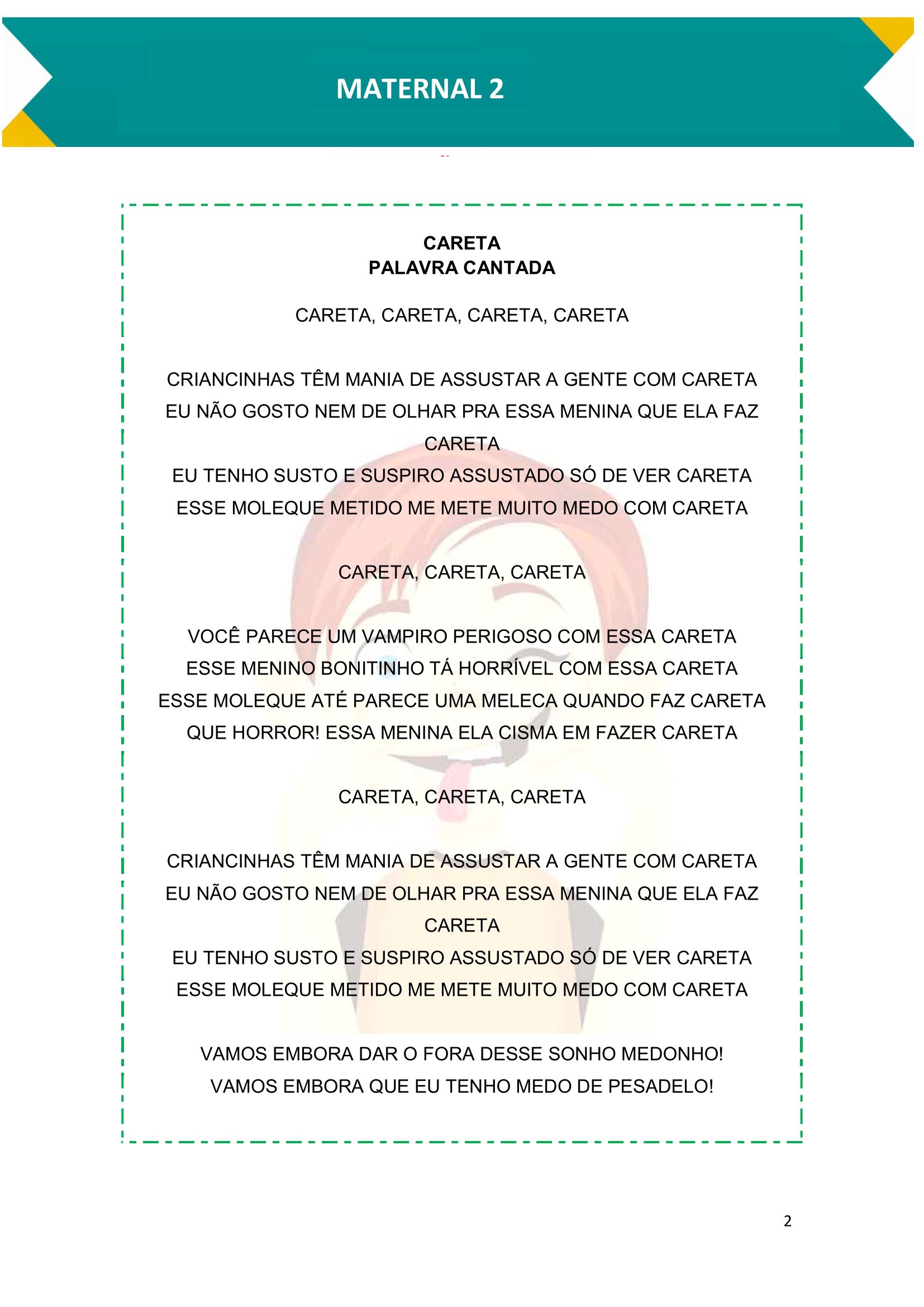 Maternal 2 - Atividade e Brincadeiras - O eu, o outro e o nós - Cuca ...