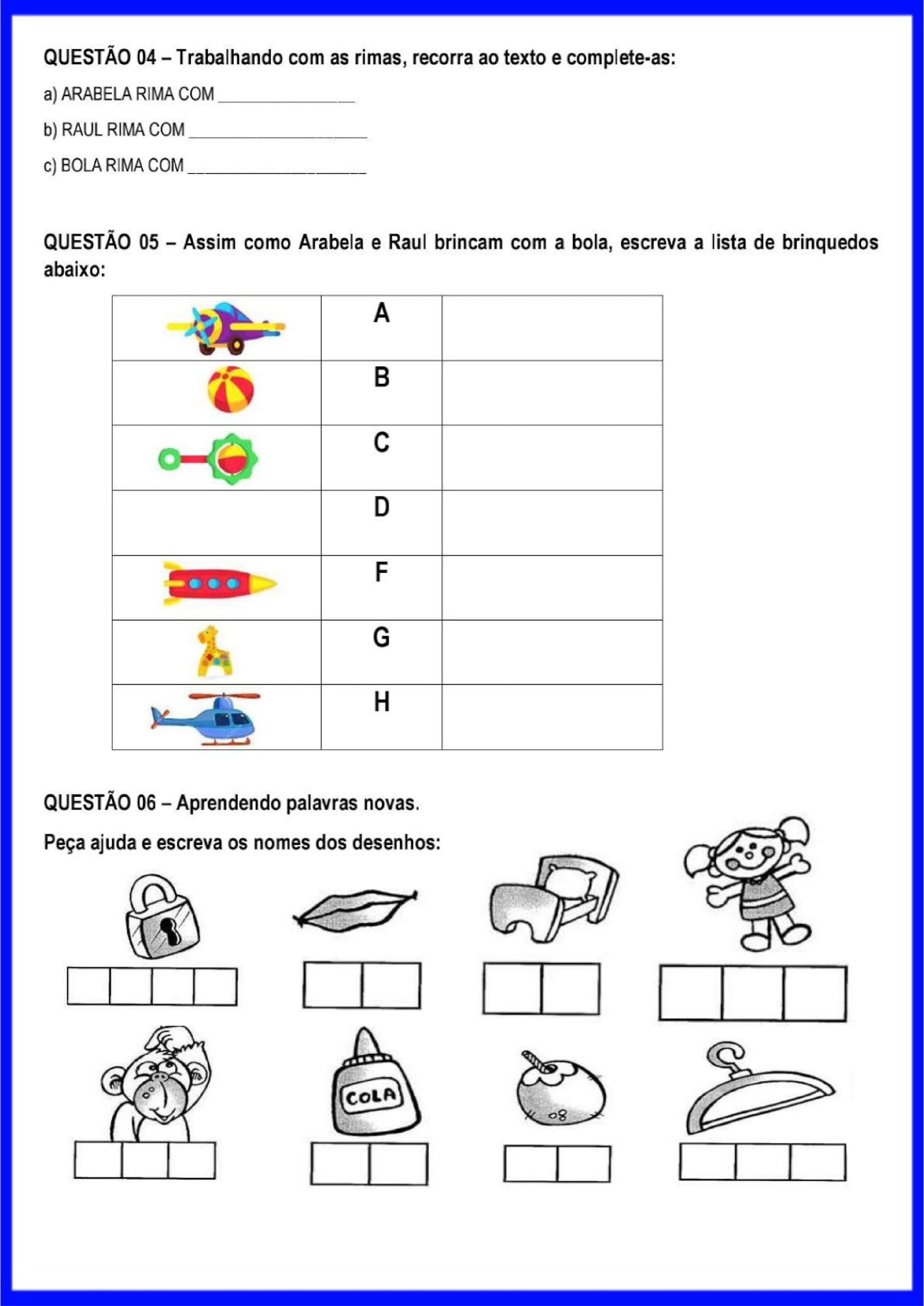 2º ano - ATIVIDADES INTERDISCIPLINARES DE L. PORTUGUESA, MATEMÁTICA E ...